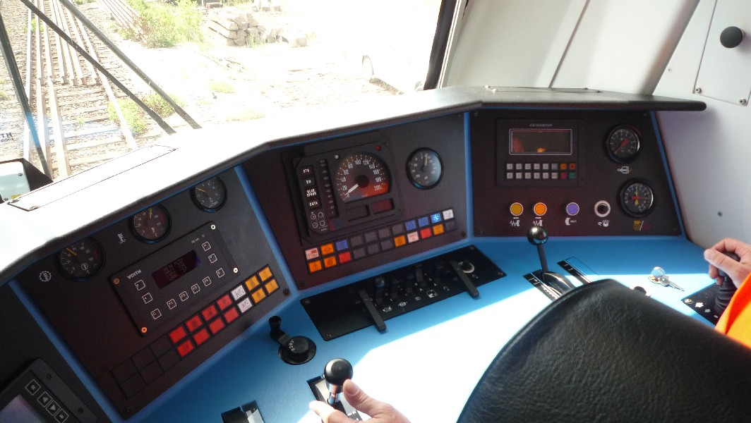 Die Fahrt geht los in Richtung Güterbahnhof. Aber richtig vor zum Güterbahnhof kann man nicht ...